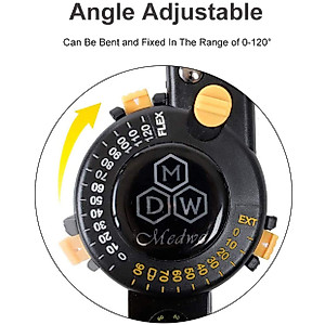 PHASFBJ Joint Injury Splint, Knee Orthosis Support Sport Knee Brace Adjustable Joint Stabilizer Hinged Leg Fracture Fixed Braces Protector Bone Orthosis Ligament Care,Blue,L