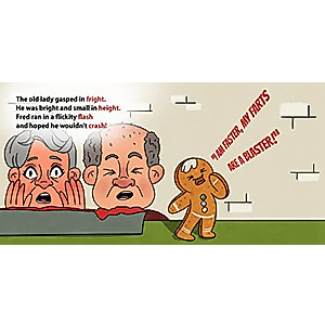 Fred the Farting Gingerbread Man: Stocking Stuffers: Christmas Books For Kids 3-5; 5-7 | A Classic Read Aloud Rhyming Christmas Story About Trust and Family Love, Great Winter Holiday Gifts for Kids