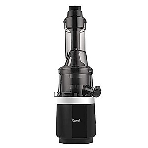 Caynel Whole Slow Juicer, Masticating Cold Press Juicer Machine Easy to Clean, Higher Nutrients and Vitamins, Eastman Tritan Material BPA-Free, Ultra Efficient 200W, 50RPMs