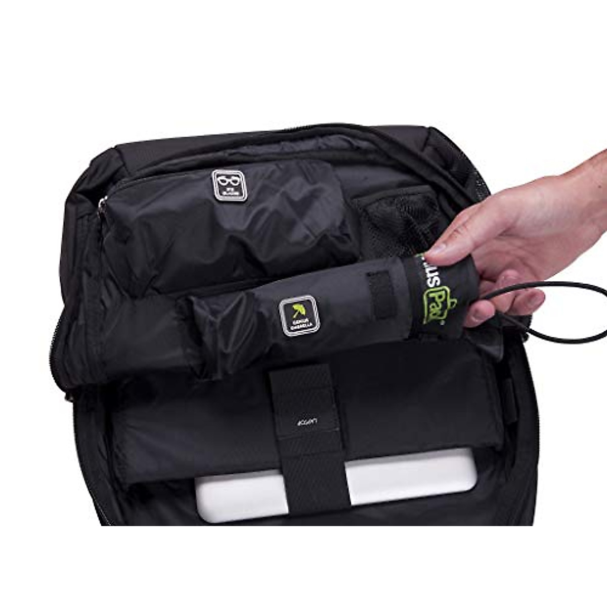 Genius Pack Intelligent Travel Backpack - Smart, Organized, Lightweight Backpack (Titanium)