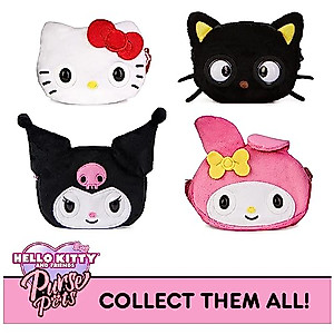 Purse Pets, Sanrio Hello Kitty and Friends, Kuromi Interactive Pet Toy & Crossbody Kawaii Purse, Over 30 Sounds & Reactions, Girls & Tween Gifts