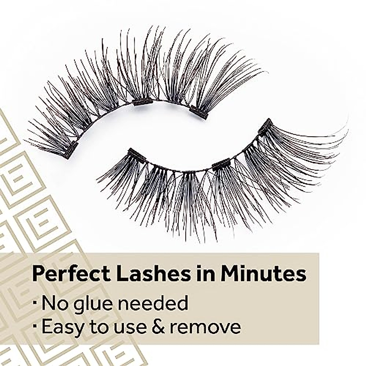 Eylure PROMAGNETIC Eyeliner & Lash Kit, No 007 Natural Fiber Eyelashes, Black