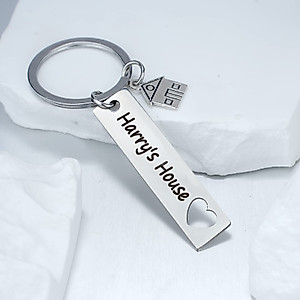 Singer Keychain Gifts Merch,All This Late Night Talking Stainless Steel Keychain,for Girl Women Birthday Valentine Day Decoration