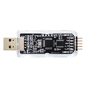 DAPLink Debugger 1.8V/3.3V IO Voltage STM32 Cortex-M MCU Downloader JTAG/SWD/CDC Serial Port/U Disk Drag and Drop