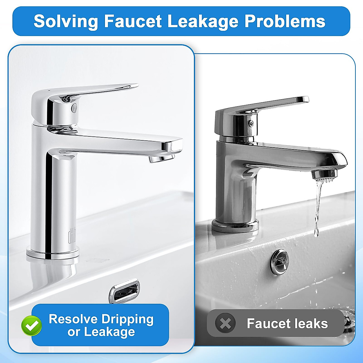 Dual Seal 1225 Replacement Cartridge, Compatible with Moen 1225 1225B, One Handle Kitchen and Bathroom Faucet Cartridge Replacement, for Single Handle Faucet/Showers, Brass