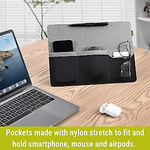 meori Ultralight Portable Desktop & Backpack Organizer Standup Attach Devices Hybrid Work Solution Organizes Any Workspace Environment