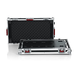 Gator Cases G-TOUR Series Gutiar Pedal board with ATA Road Case, Wheels and Pull Handle; Large: 24" x 11" (G-TOUR PEDALBOARD-LGW) , Black