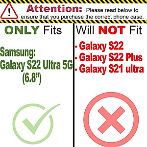 CoverON Designed for Samsung Galaxy S22 Ultra Case, Card Slot KickStand Ring Rugged Phone Cover - Orange