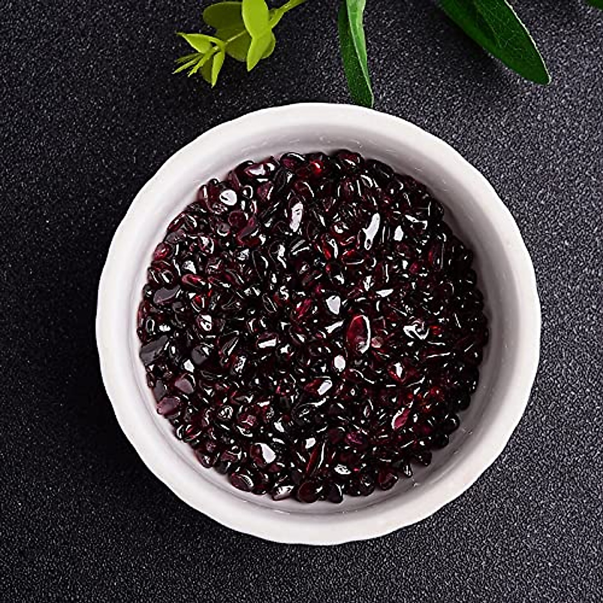 FUFIZU 50/100g Natural Crystal Rose Quartz Amethyst Mixed Colorful Raw Stones Rock Crystals Tumbled Gravel Specimen Suitable Aquarium SHENGYUYIN (Color : Red, Size : 100g)