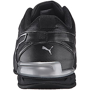 PUMA Men's Tazon 6 FM Puma Black/ Puma Silver Running Shoe - 14 D(M) US