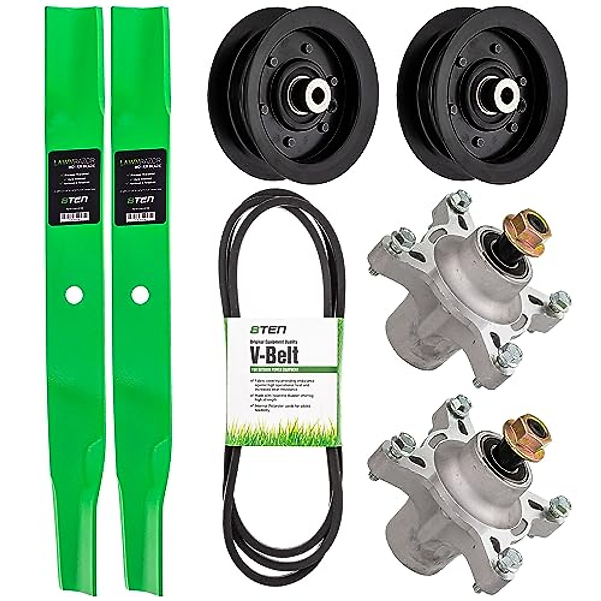8TEN Deck Rebuild Kit for Toro Exmark 42 inch Quest TimeCutter SS 4235 MX 4260 ZS 4200S 4200T Blade Spindle Belt Idler