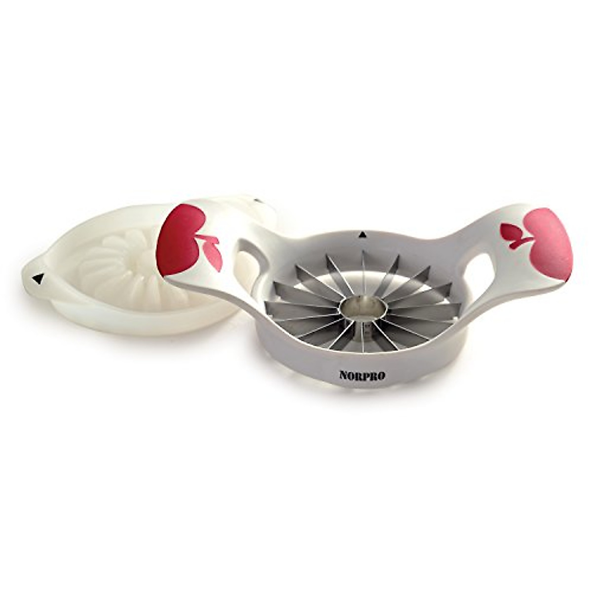 NORPRO NOR-5133 Grip-Ez Fruit Wedger 16 Slice with BSE , White