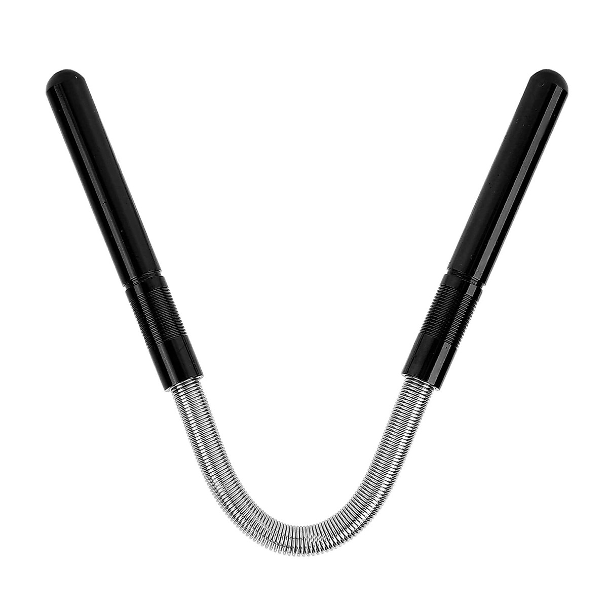 ZJchao Spring Facial Hair Remover, Stainless Steel Manual Hair Roller Epilator Beauty Spring Threading Tool for Removes Peach Fuzz, Chin, Cheek, Neck, Mustache (Black)