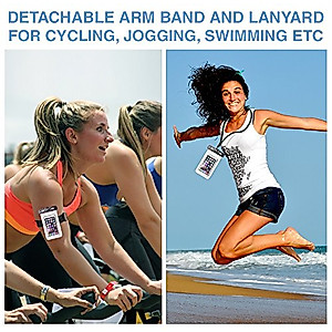 Voxkin ★ Premium Quality Universal Waterproof Case Including Armband ✚ Compass ✚ Lanyard - Best Water Proof, Dustproof Bag for iPhone 12 Pro Max, 12 Mini, S21 Ultra, S20, OnePlus 8, Pixel 5