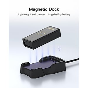 Inateck Barcode Scanner Bluetooth, 1D 2D QR Code Scanner Kabellos 2.4GHz, Portable Wireless Barcode-Scanner Laser, Mini Handscanner with APP and SDK, BCST-46
