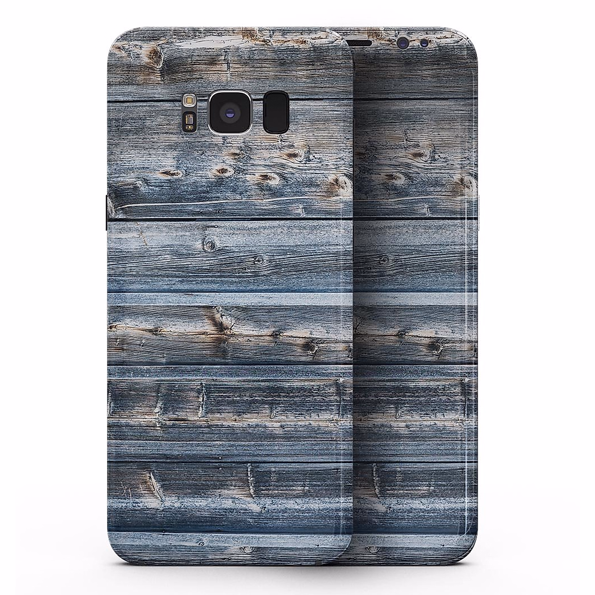 Design Skinz Design Skinz Vertical Planks of Wood Full-Body Wrap Decal Skin-Kit for The Galaxy S7 Edge