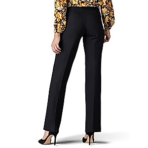 Lee Women's Ultra Lux Comfort with Flex Motion Trouser Pant Black 12 Medium