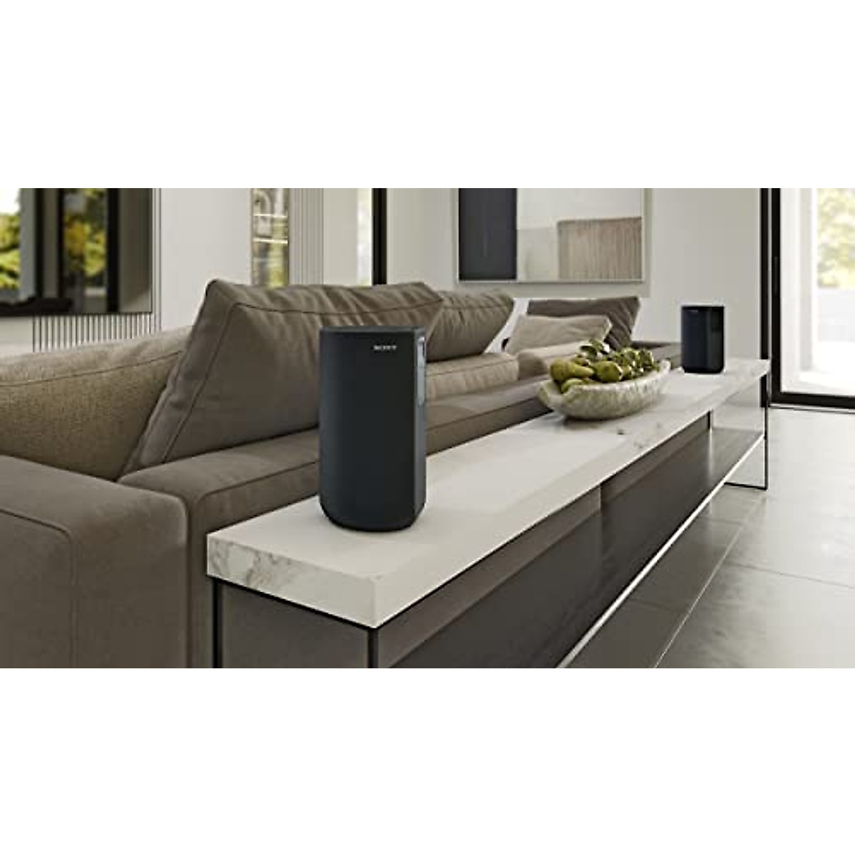 Sony SA-RS5 Wireless Rear Speakers with Built-in Battery for HT-A7000/HT-A5000 (Renewed)