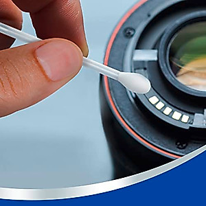 Q-tips Cotton Swabs Organic Swab Ultimate Home and Beauty Tool Made from Organic Cotton, Paper 400 Count(Pack of 4)