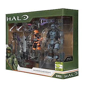 HALO 3.75" 2 Figure Deluxe Mission Pack - Mission: Penance with Elite Warlord and Jackal Freebooter