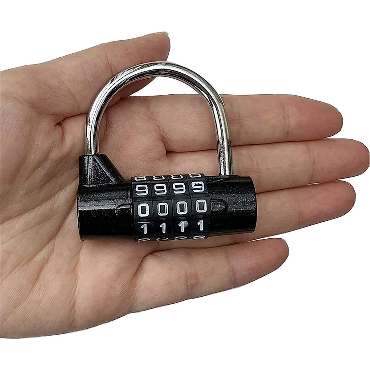 Bicycle Locks Heavy Duty Anti Theft Bike Lock Bike Lock 1500mm Fold Backpack Motorcycle Helmet 4 Digit Password Combination Anti-Theft Gym Cycling MTB Bicycle Cable Lock