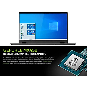 Lenovo Flex 5 2-in-1 Laptop, 15.6" 4K UHD IPS 500nits Touch Display, Intel i7-1165G7, NVIDIA GeForce MX450, 16GB RAM, 1TB PCle SSD, Type-C, Fingerprint, Wi-Fi 6, Win 11 Pro (11th gen | MX450)