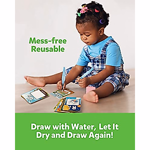 Coogam Alphabet Water Coloring Cards, Aqua Painting Doddle Flashcards, Drawing 26 Letters ABC Words, Educational Learning Toy Gift for 3 4 5 Year Old Kids Toddlers