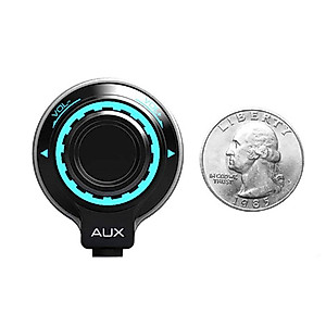 Hifonics TPS-BT1 Marine & Powersports Bluetooth Source Unit (Black) – Dash Mounted, Back Lighting, RCA Outputs, Fingertip Joystick (Power/Volume/Tracks/Play Controls)