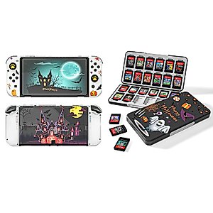 Halloween Decoration Switch OLED Case, Game Card Case for Nintendo Switch