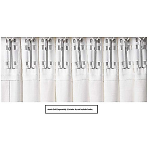 IKEA Ritva White Curtain Set - Size: 57 x 98 (1, White)