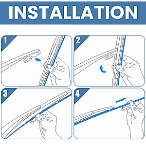 12" Rear Wiper Blade, Replacement Back Windshield Wiper Blade for Nissan Murano 23-09 Armada 23-05 Pathfinder 12-05 Versa 19-14 /Toyota Corolla 22-19/Honda CRV 22-17 BRV 21-18 Element 11-03(H306/12-B)
