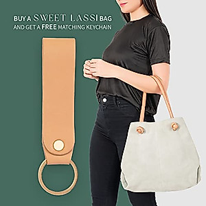 Sweet Lassi Shoulder Bag. Sheepskin, Stylish Women’s Bag. for Travel, Card Holder, Wallet, Cellphone