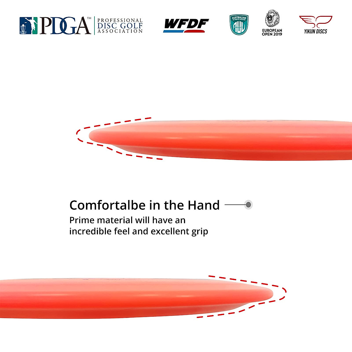 Yikun Disc Golf Discs Driver Floating Disk Fairway Driver 150-160g Perfect for Outdoor Games Floats in Water [Dics Shade Color May Vary]