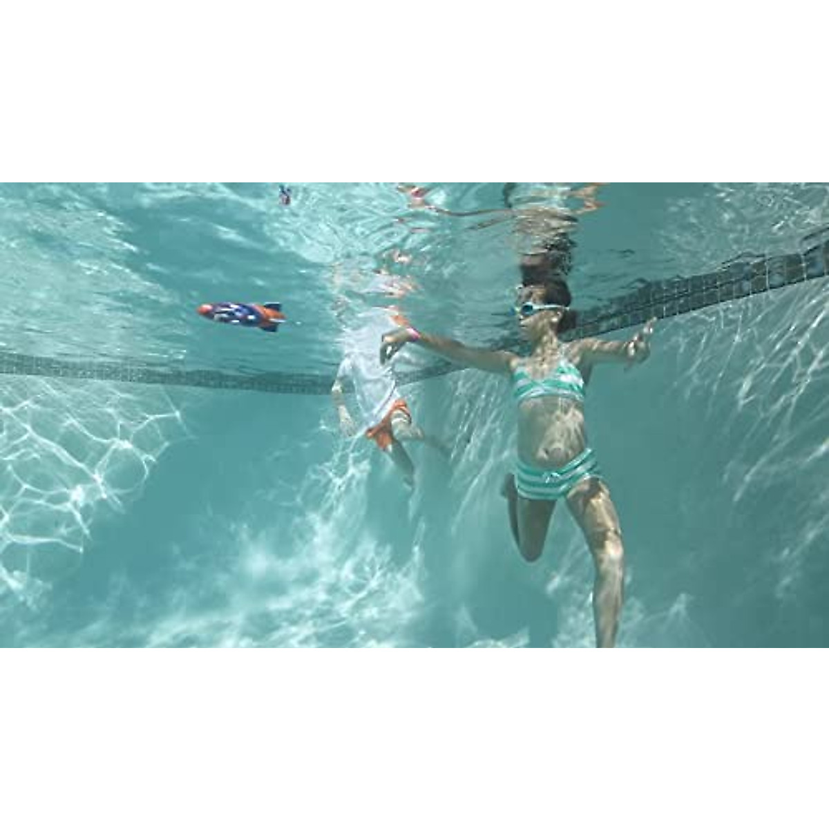 WAHU Aqua Rocket Red/Blue Water & Pool Toy - Glides Up to 30' Underwater - Ages 5 and Up