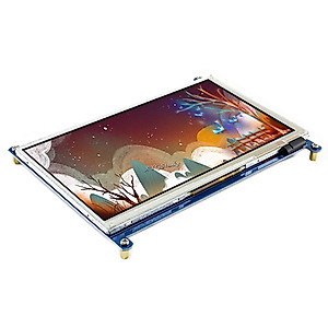 7 inch 800×480 Capacitive Touch Screen HDMI Interface Custom Raspbian LCD Monitor Mini PC Supports Raspberry Pi 4 3 2 1 Model B B+ A+ & BeagleBone Black & Banana Pi/Banana Pro @XYGStudy