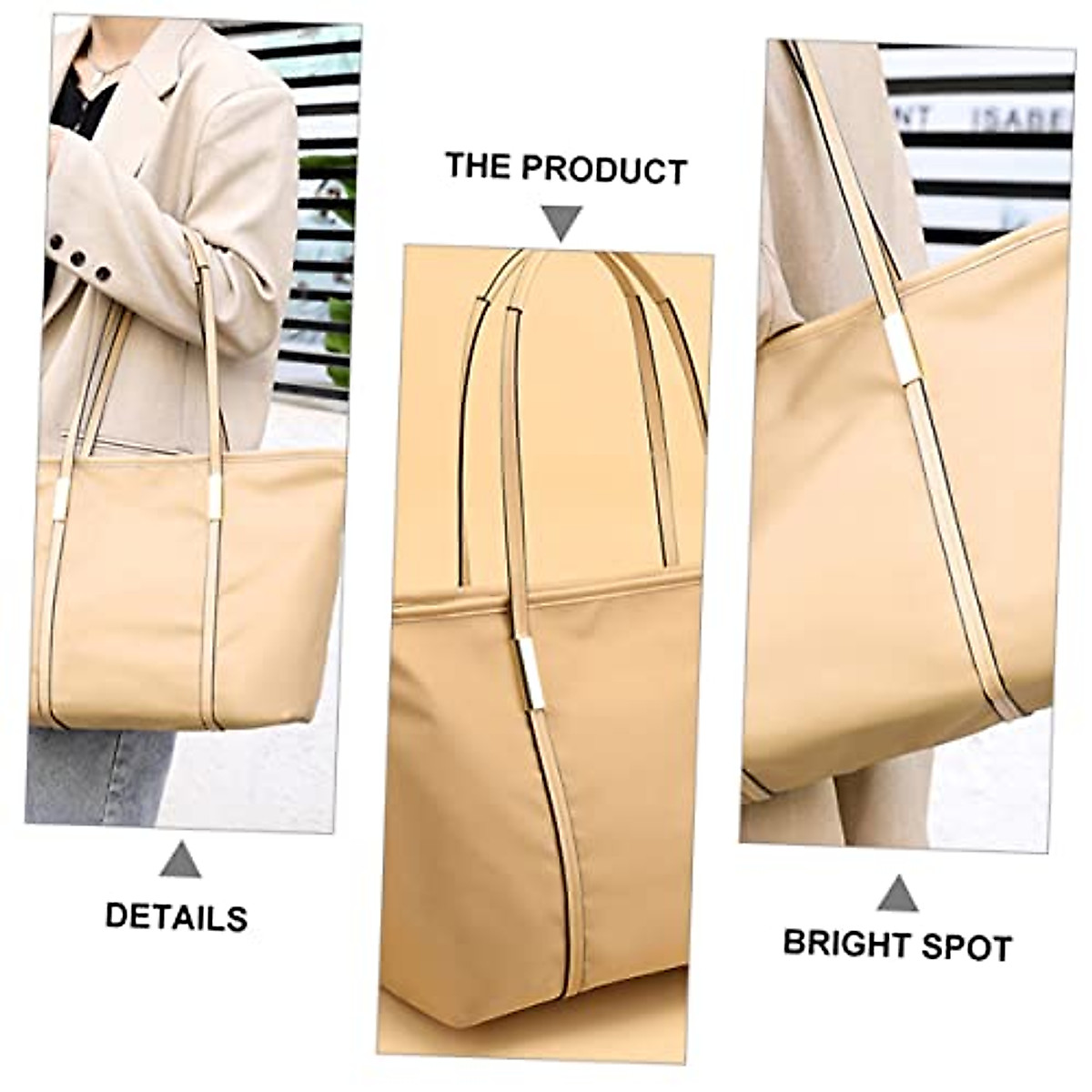 TENDYCOCO 1pc Shoulder Bags Canvas Shoulder Bag Canvas Tote Bags Tote Bag for Women Tote Bag Girls Single Shoulder Pouch Handbag Women Casual Bag All-match Shoulder Pouch One-shoulder Bag