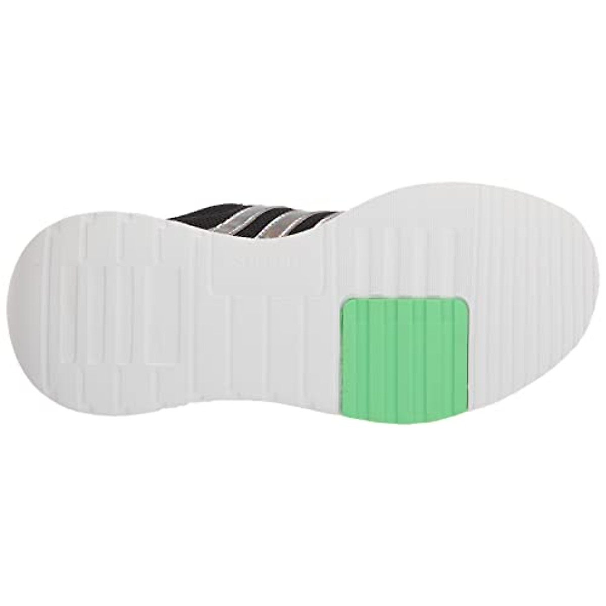 adidas Racer TR21 Running Shoe, Core Black/Core Black/Beam Green, 4 US Unisex Big Kid