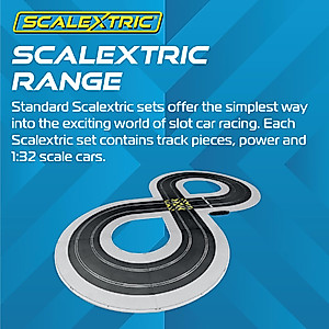 Scalextric C1421M Drift 360 Race Set - Mains Power Slot Car Race Track Sets, 1:32 Scale Set, Electric Racing Toys for Adults or Kids, Racetrack Games, Cars Gifts for Boys or Girls, Age 8+