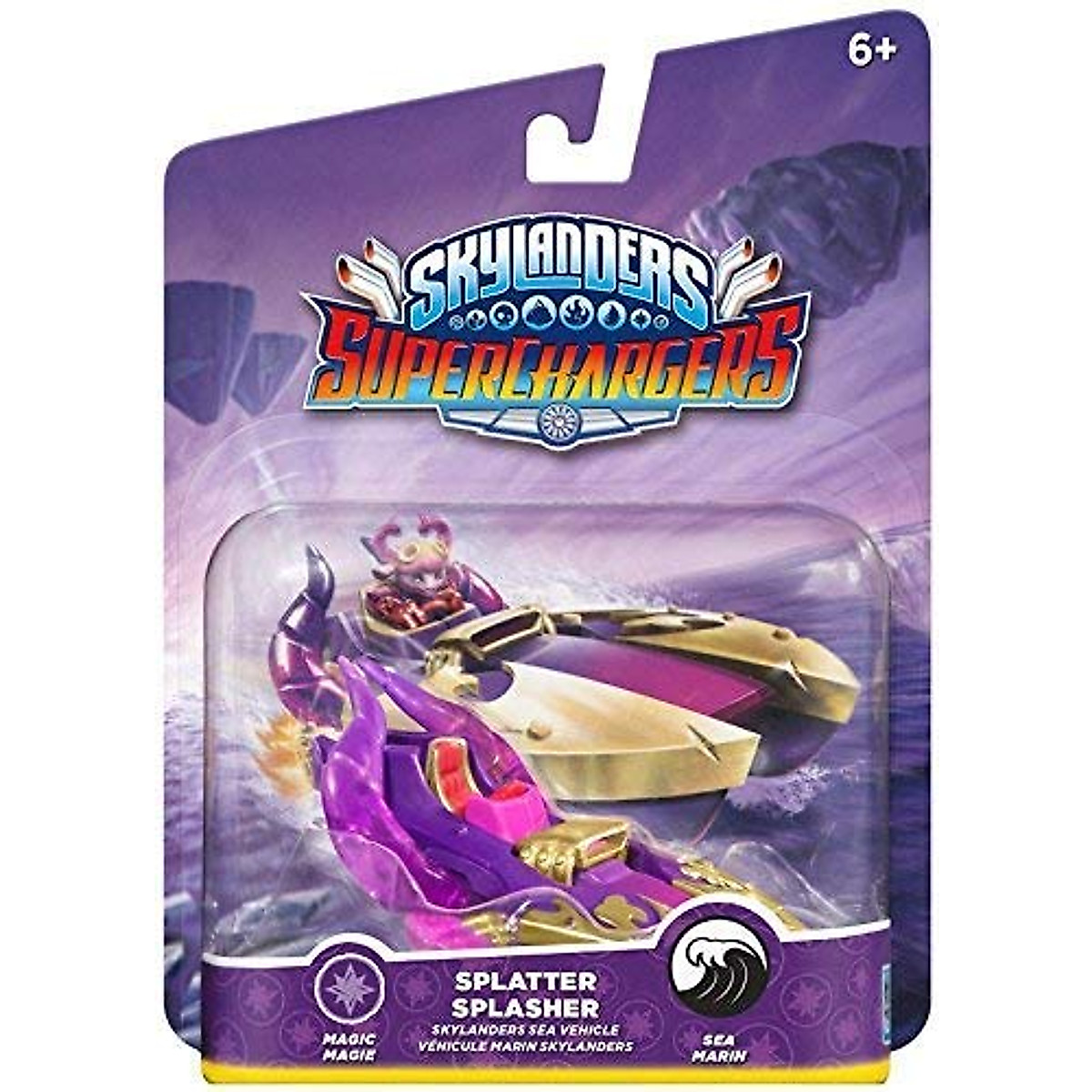 Skylanders SuperChargers 5 Pack Vehicle Starter Bundle! 5 Vehicles, 1 Trophy, 1 Character: Splatter Splasher , Burn-Cycle , Jet Stream ,Stealth Stinger and Deep Dive Gill Grunt, Reep Ripper Sea Trophy