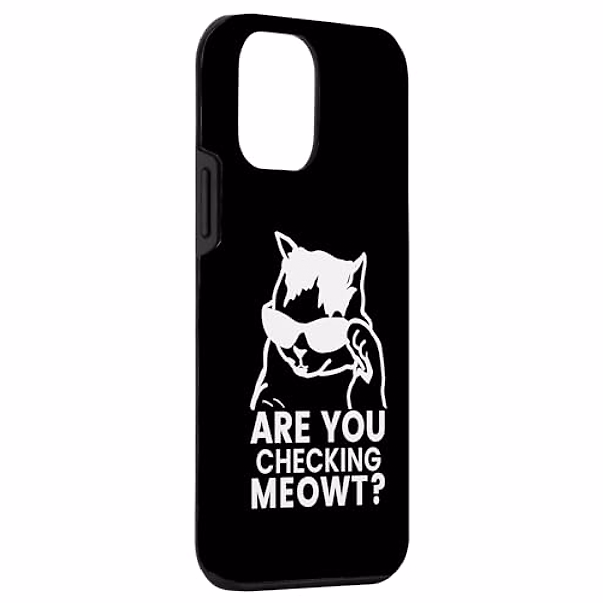 iPhone 12 mini Funny Cat Pun Are You Checking MEOWT? Case