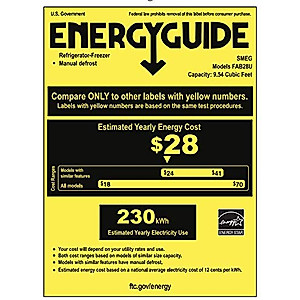 Smeg FAB28 50's Retro Style Aesthetic Top Freezer Refrigerator with 9.92 Cu Total Capacity, Multiflow Cooling System, Adjustable Glass Shelves 24-Inches, Red Right Hand Hinge