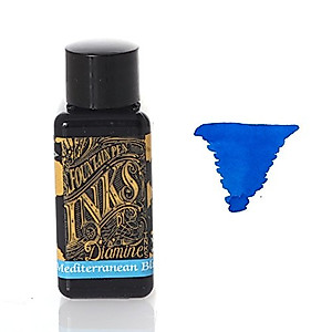 Diamine 30 ml Bottle Fountain Pen Ink, Mediterranean Blue