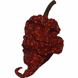 Carolina Reaper Hot Sauce 5 Dried Whole Chili Peppers Gift Set +2 Free World's Hottest Wicked Reaper 2,000,000 Scoville