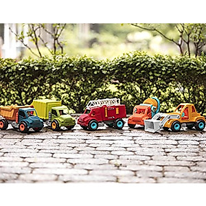 Battat – Yellow Dump Truck – Classic Toddler Trucks – Kids Construction Toys – Soft Rubber Wheels – 18 Months + – Dump Truck