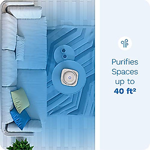 hOmeLabs 4-in-1 Compact Air Purifier - Quietly Ionizes and Purifies Air to Reduce Odors and Particles from the Air