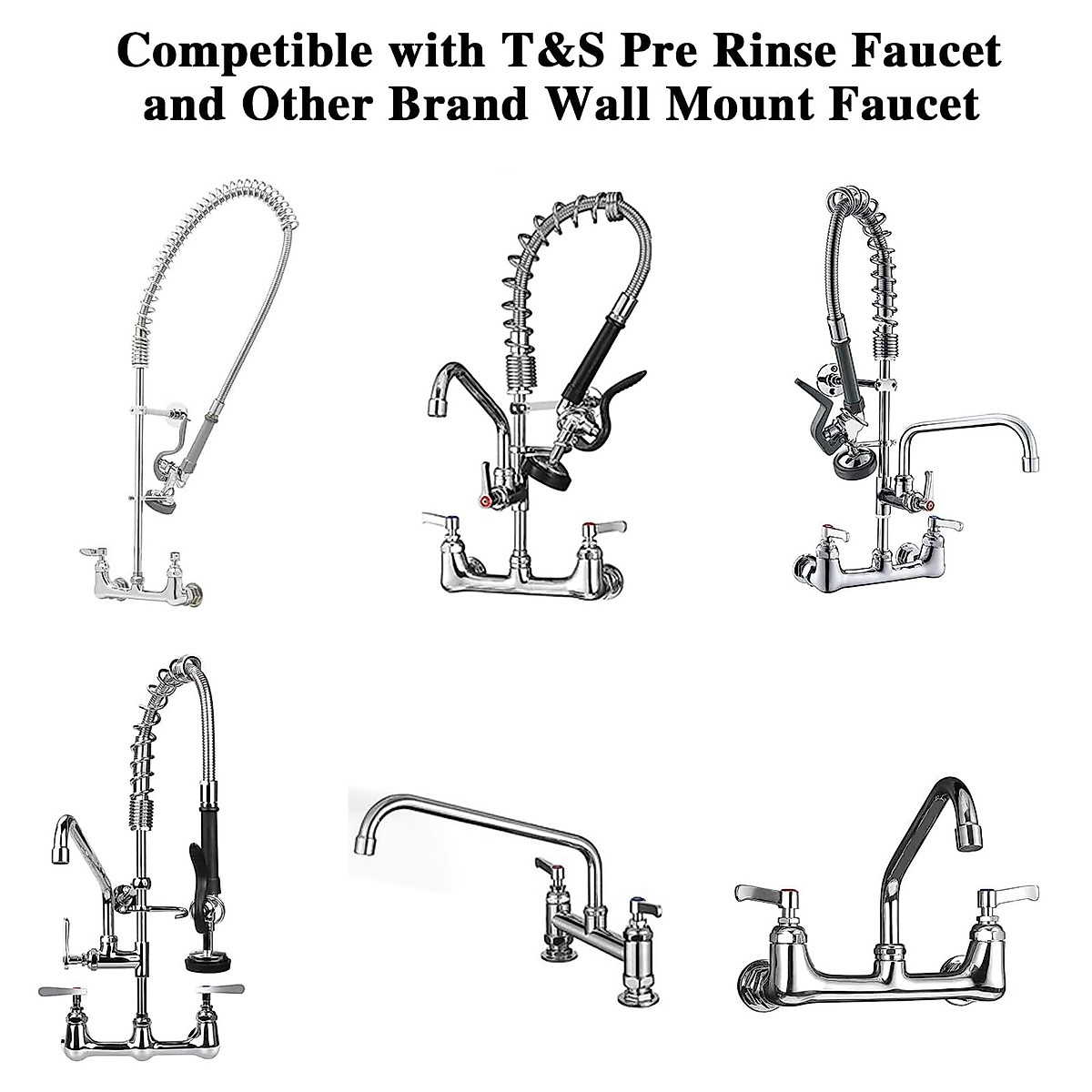 Brass Spindle Assembly for Eterna Valve Spool Replacement Cold Side Handle Stem Assembly Replacement Fits Most Commercial Faucet