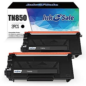 INK E-SALE Compatible Toner Cartridge Replacement for Brother TN850 TN820 use for DCP-L5500DN HL-L5000D HL-L5200DWT HL-L6200DWT MFC-L5700DW MFC-L5800DW MFC-L6700DW (2 Pack Black, Upgraded Version)