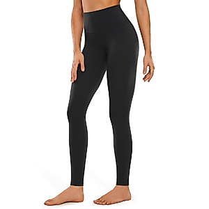 CRZ YOGA Butterluxe Extra Long Leggings for Tall Women 31 Inches - High Waisted Athletic Workout Soft Yoga Pants Black Small