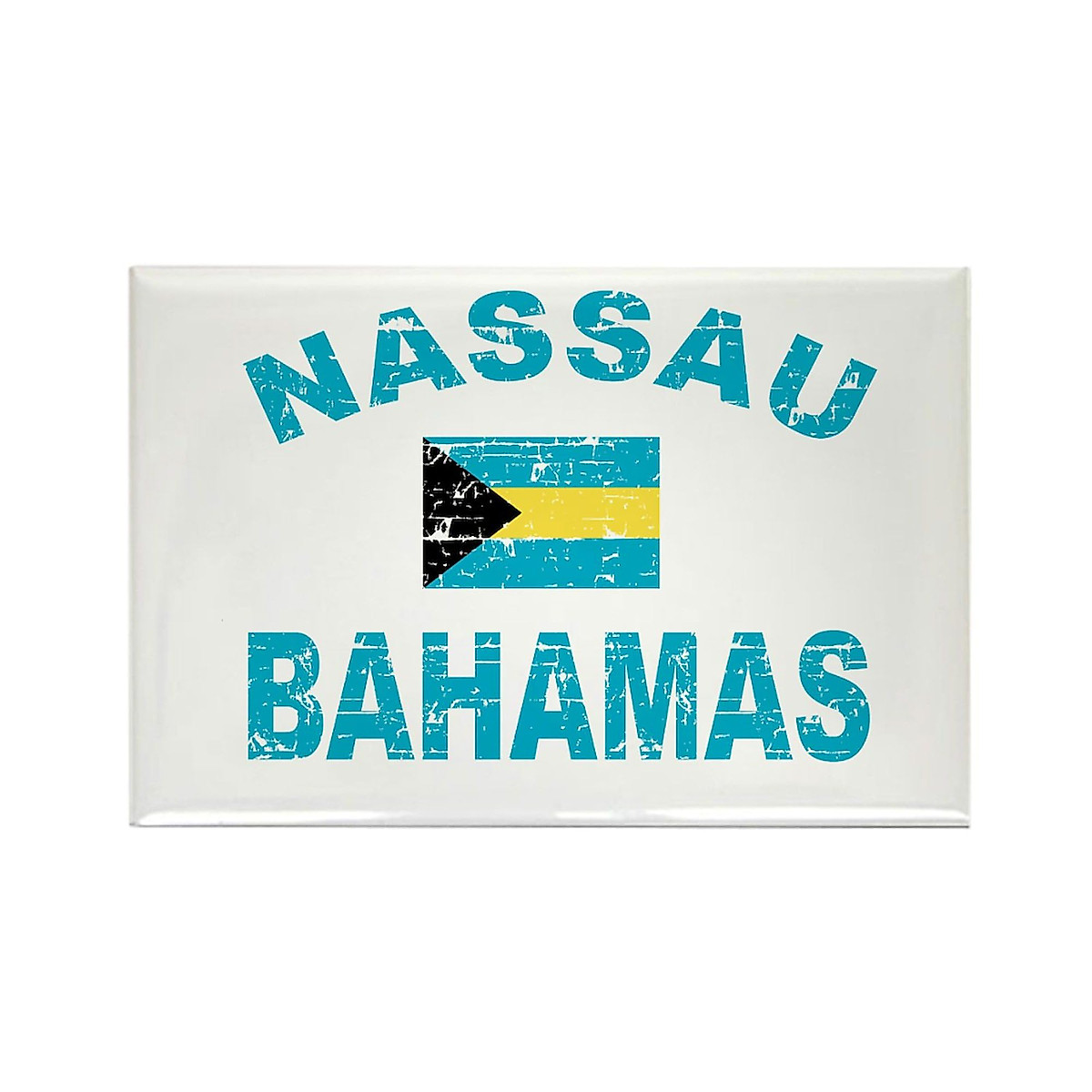 CafePress Nassau Bahamas Designs Rectangle Magnet, 3"x2" Refrigerator Magnet