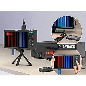 ClonerAlliance ViewPro, Portable 1080p@60fps HDMI Video Recorder and Playback with 7" LCD, AV/VGA/YPbPr Inputs. Schedule Recording. No TV is Required.